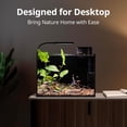 2.5 Gallon Nano Nature Aquarium Kit, Ultra-Clear Rimless Desktop Fish ...