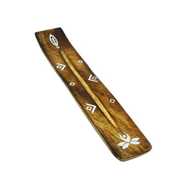 Pine wood incense board log line incense socket simple incense holder ...