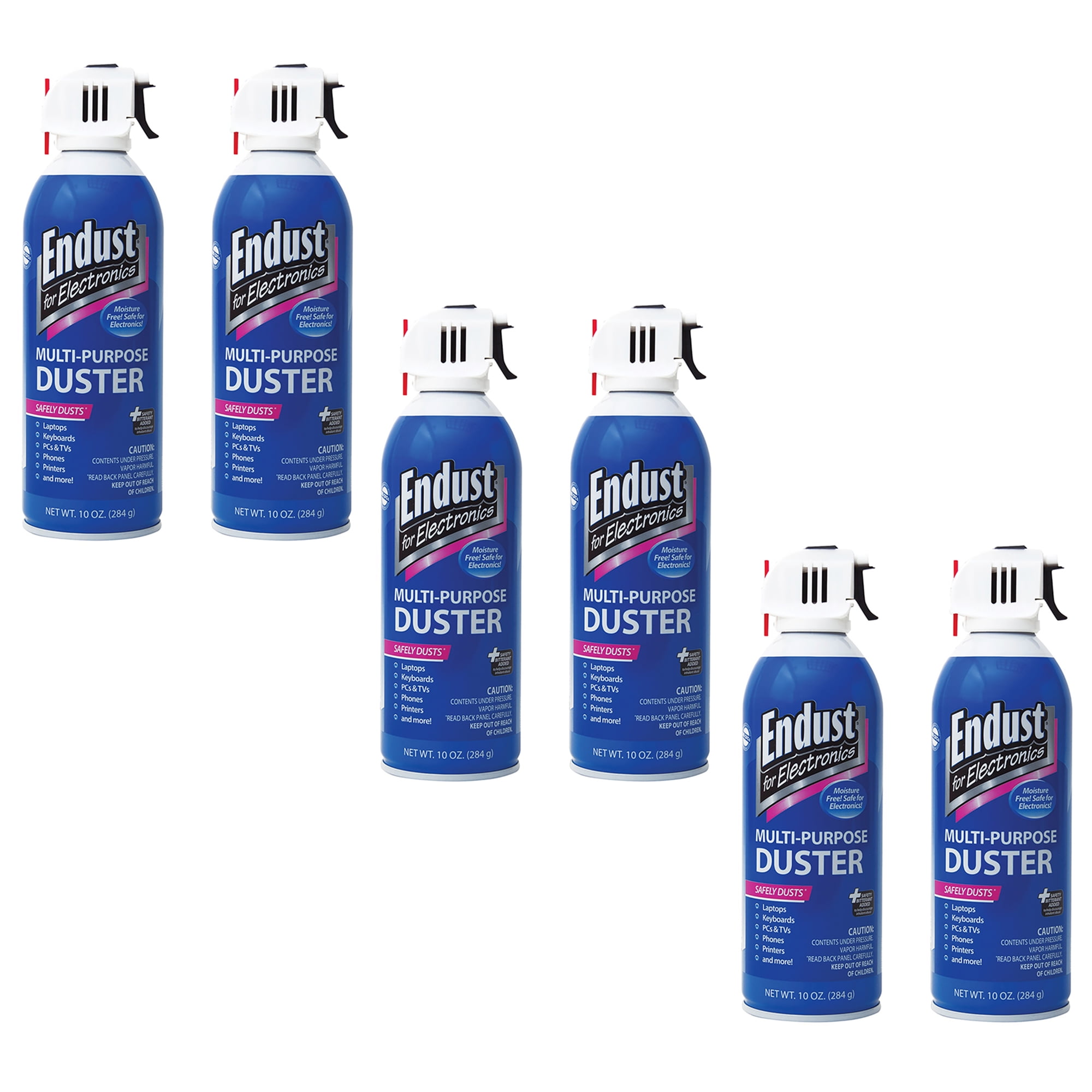 Endust For Electronics Duster (10oz; With Bitterant No. 152), 6 Pack ...