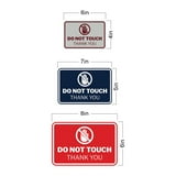 Signs ByLITA Classic Framed Do Not Touch Thank You Sign (Black Gold ...