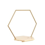 Efavormart Hexagon Wedding Arch Cake Stand, Metal Floral Centerpieces ...