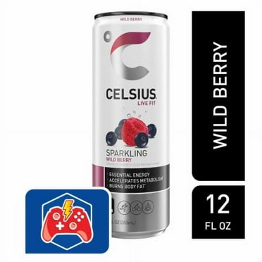 Celsius Healthy Energy Drink, Non-Carbonated, Sugar Free, Raspberry ...