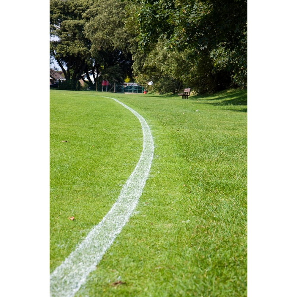 Marker Line Boundary Boundary Line White Green- 20 Inch By 30 Inch ...