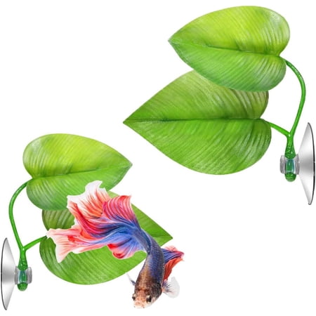 2 Pack Hammock for Betta Fish Bed Artificial Betta Plant Aquarium ...