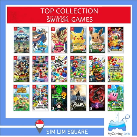 TOP Collection Nintendo Swtich Games / Super Mario Kart / Zelda / Smash ...