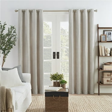 Eclipse Allure Absolute Zero Blackout Grommet Top Curtain Panel Ivory ...