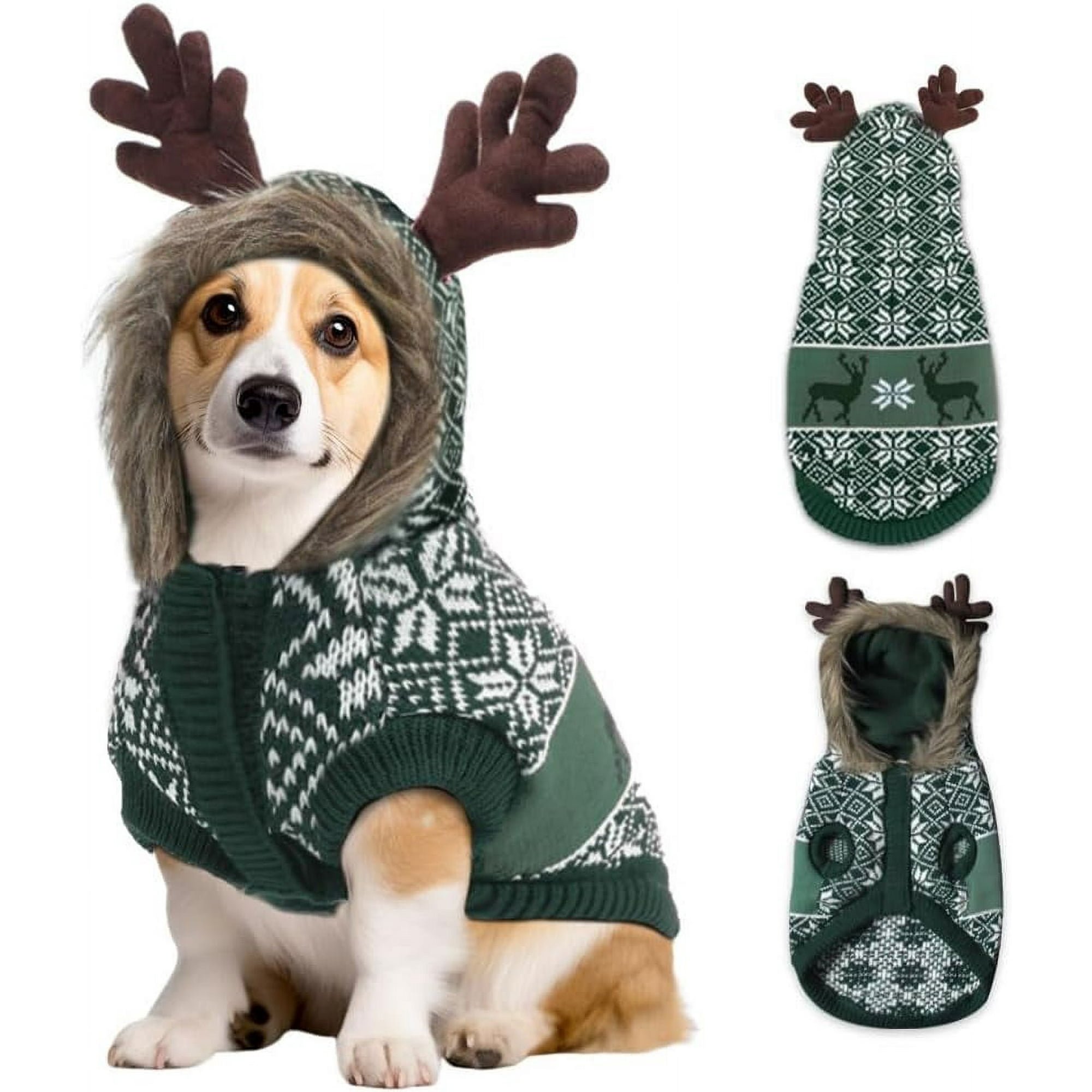 Click here for Xinqihang Christmas Dog Sweater  Knit Dog Christma... prices