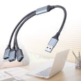 Whaledi Fast Speed USB Adapter with 1 USB3.0 and 2 USB2.0 Port for ...