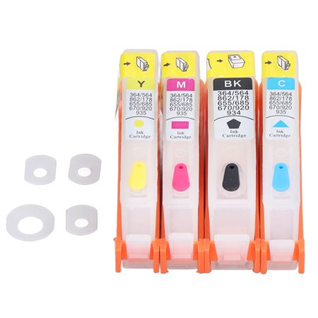 Inkjet Printer Box Replacement 4PCS Ink Inkjet Print Refill Box ...
