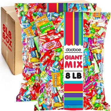 Bulk Candy Assortment, 1,000 Pieces, 9 lbs, Individually Wrapped for ...