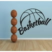 Decal ~ Basketball Hoop ~ Wall Decal 25" x 26" (Black) … - Walmart.com