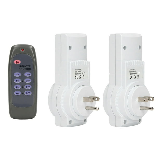 Power Socket,Remote Control Outlet Power Receptacle Wireless Control ...
