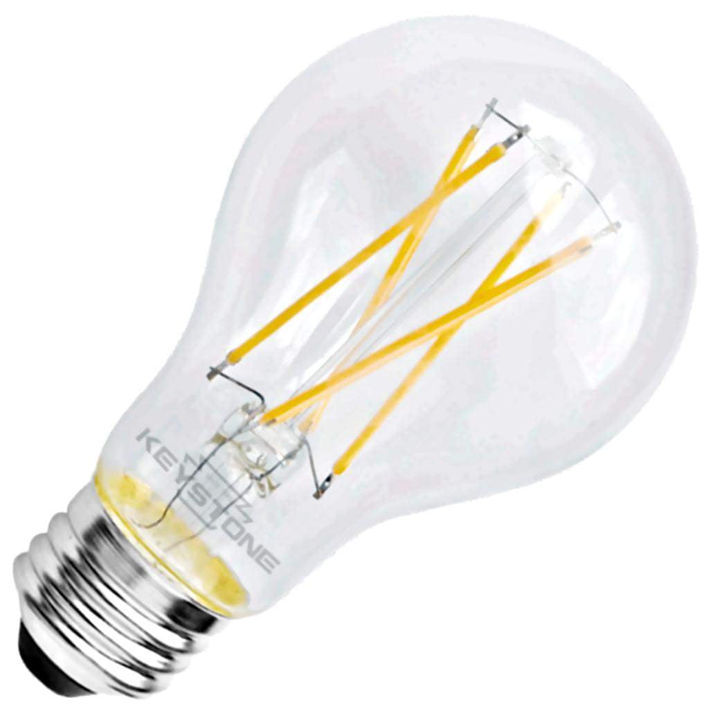 Keystone 12385 - 60W Equiv., 8W, 800 Lumen, A19, E26, 90 CRI, Dimmable ...