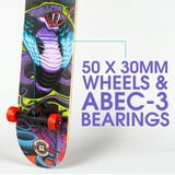 Madd Gear 31 x 7 Inch Double Kicktail Beginner Complete Skateboard with ...