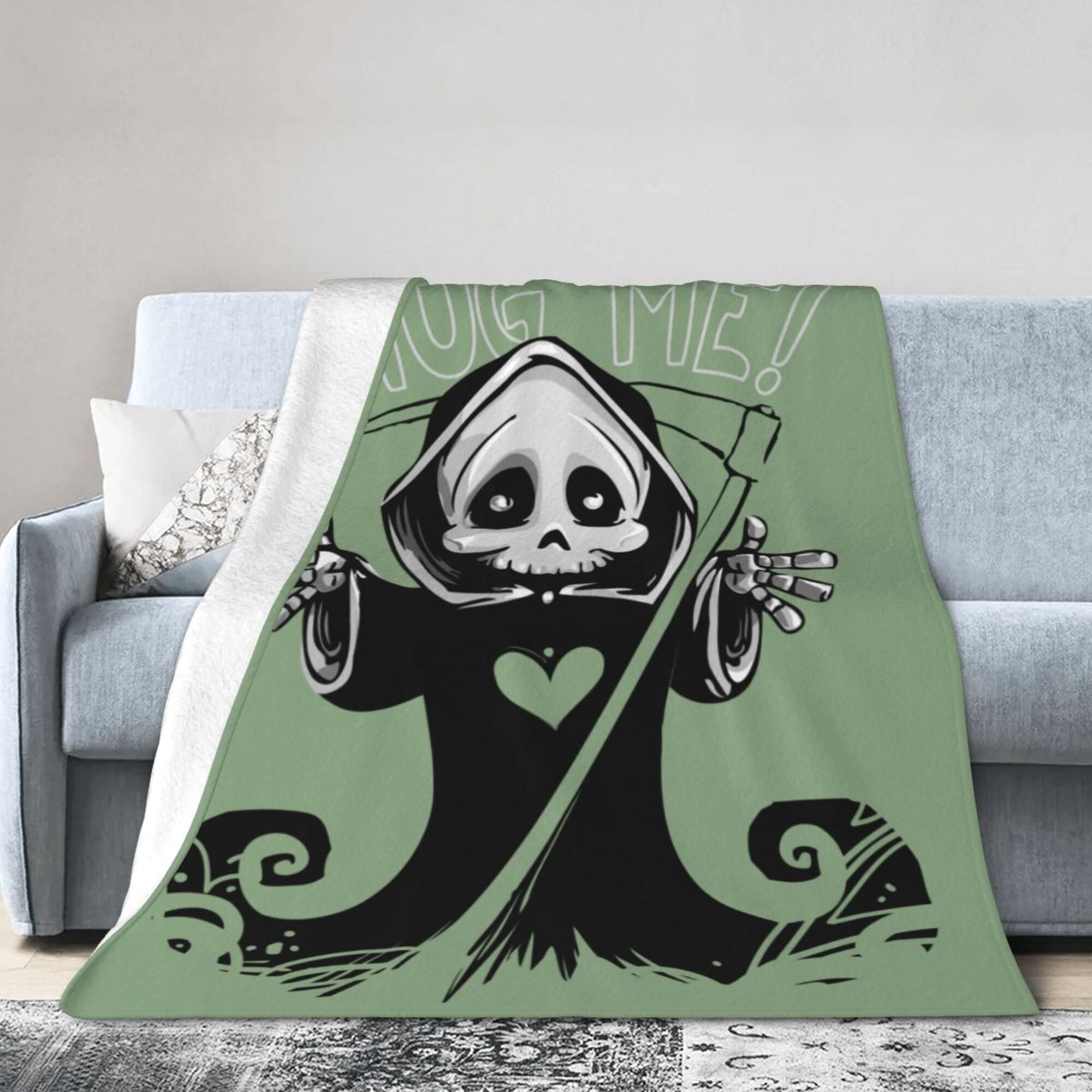 DouZhe Ultra-Soft Micro Fleece Lightweight Flannel Bed Blanket, Cute ...