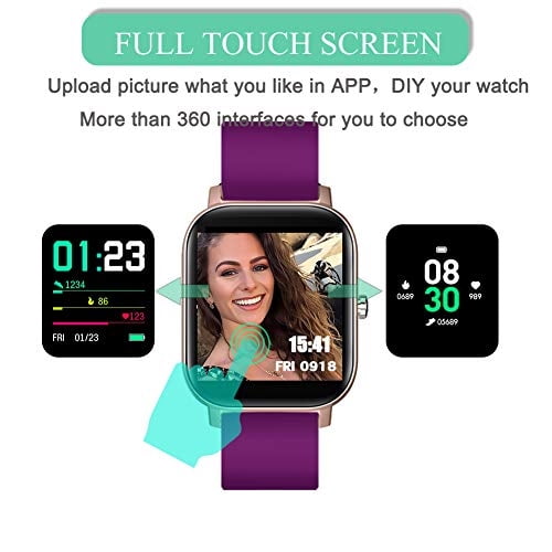 PUBU Smart Watch para teléfonos Android y teléfonos iOS Compatible iPhone Samsung, IP68 Ra PUBU ...