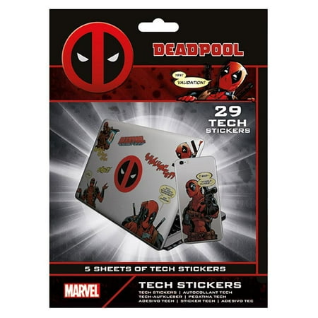 Deadpool Official Laptop Macbook Stickers (Pack of 29) | Walmart Canada