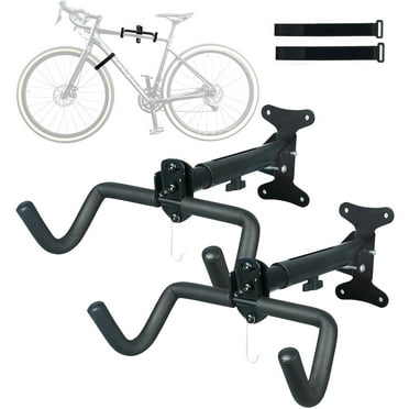Swivel Mount Bike Storage Rack | 2 Bike Garage Wall Hooks - Walmart.com