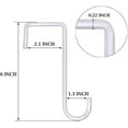 Vinyl Fence Hooks Patio Hooks - 8Pcs 2x6 inch/3x8inch, Hangers for ...