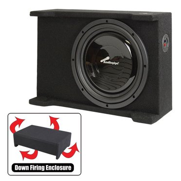 Kicker 48TRTP122 Down-Firing 12" CompRT 2-Ohm Subwoofer Enclosure ...