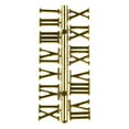 Gold Roman Numerals DIY Quartz Clock Numbers Kit, Replacement Parts for ...