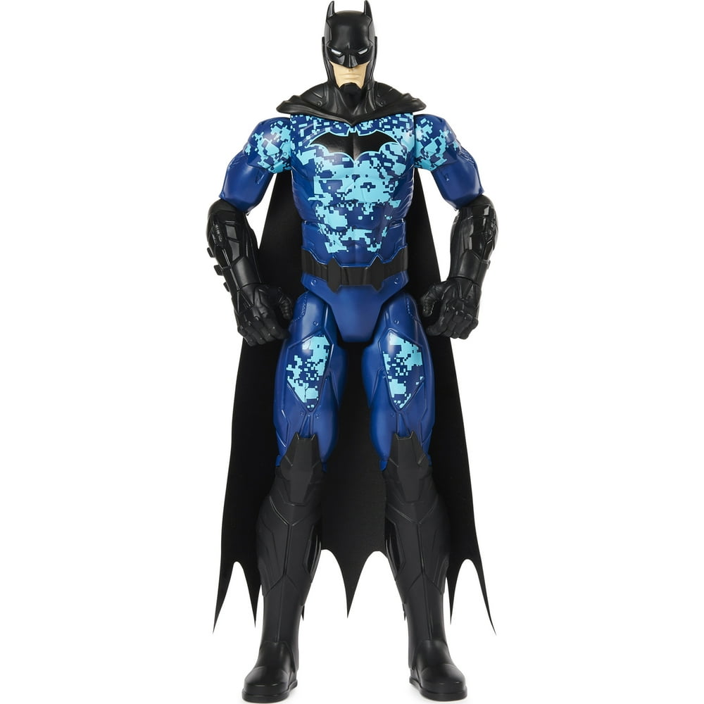 Batman 12-inch Bat-Tech Tactical Action Figure (Blue Suit), Kids Toys ...