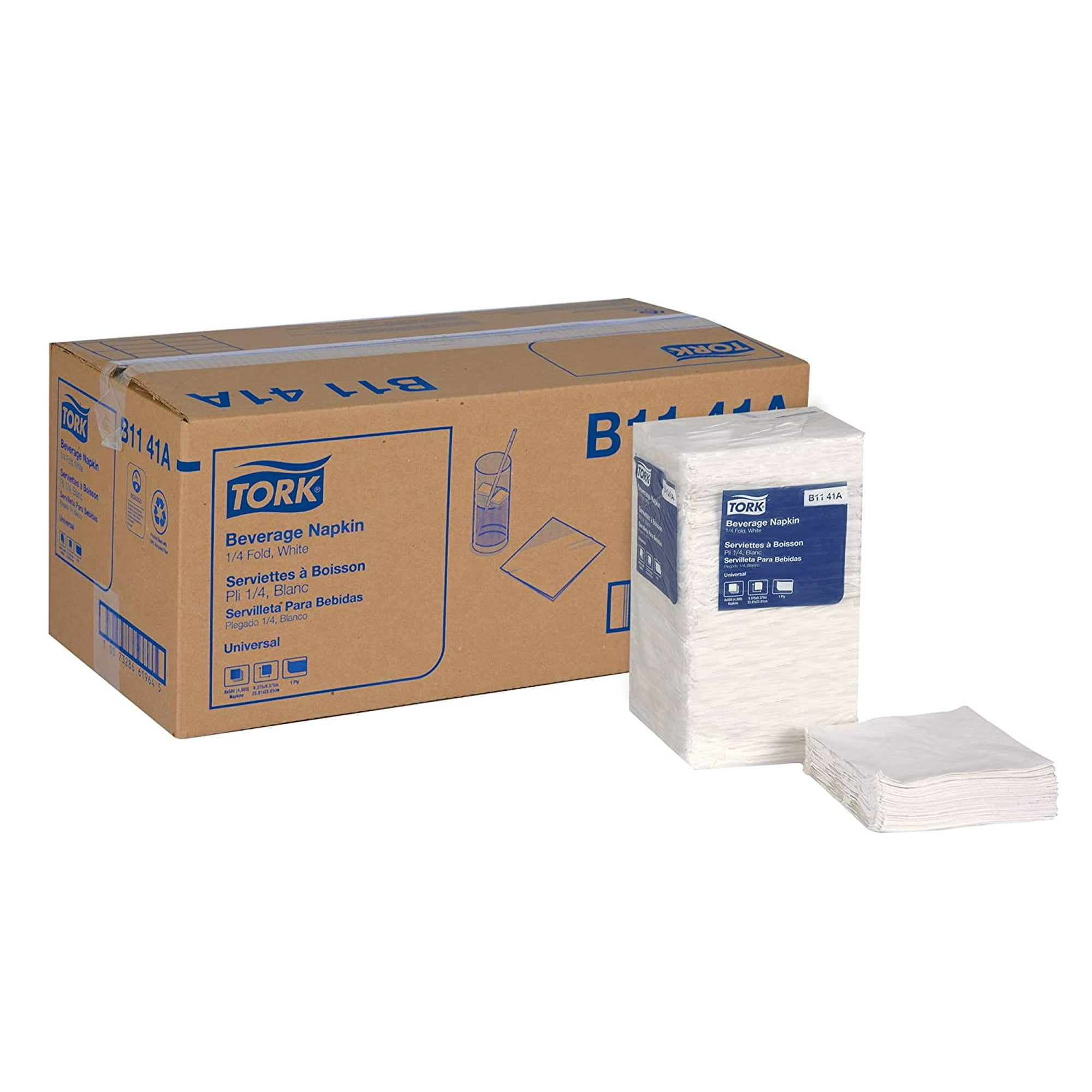 Click here for Tork Universal Beverage Napkin  White  1-Ply  500... prices