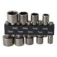 10Pcs Ratchet Wrench 5-13mm Power Nut Driver Adapter Pawl Socket ...