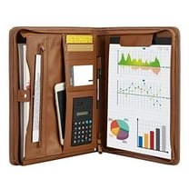 Samsill Professional Padfolio, 8.5"x11" Writing Pad Included, Black ...
