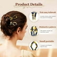 Prestige Hair Pin for Women, Hair Pins for Majority Hair, Elegant Hair Clips for Women for Updos ...