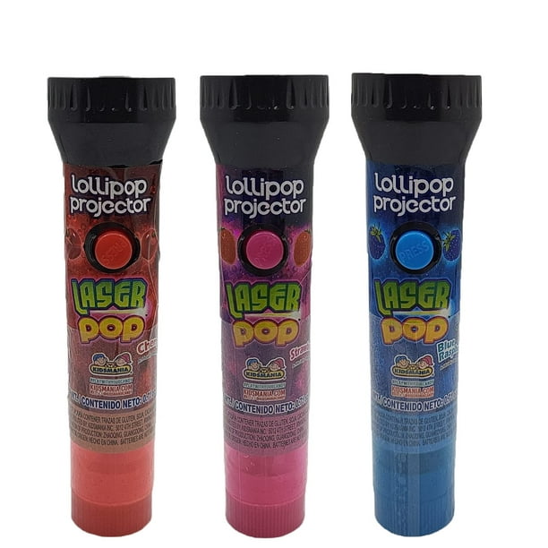 Kidsmania Laser Pop Lollipop Projector Candy (3 Packs) - Walmart.com