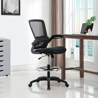 OFM Straton Series Armless Swivel Task Chair with Drafting Kit, in ...