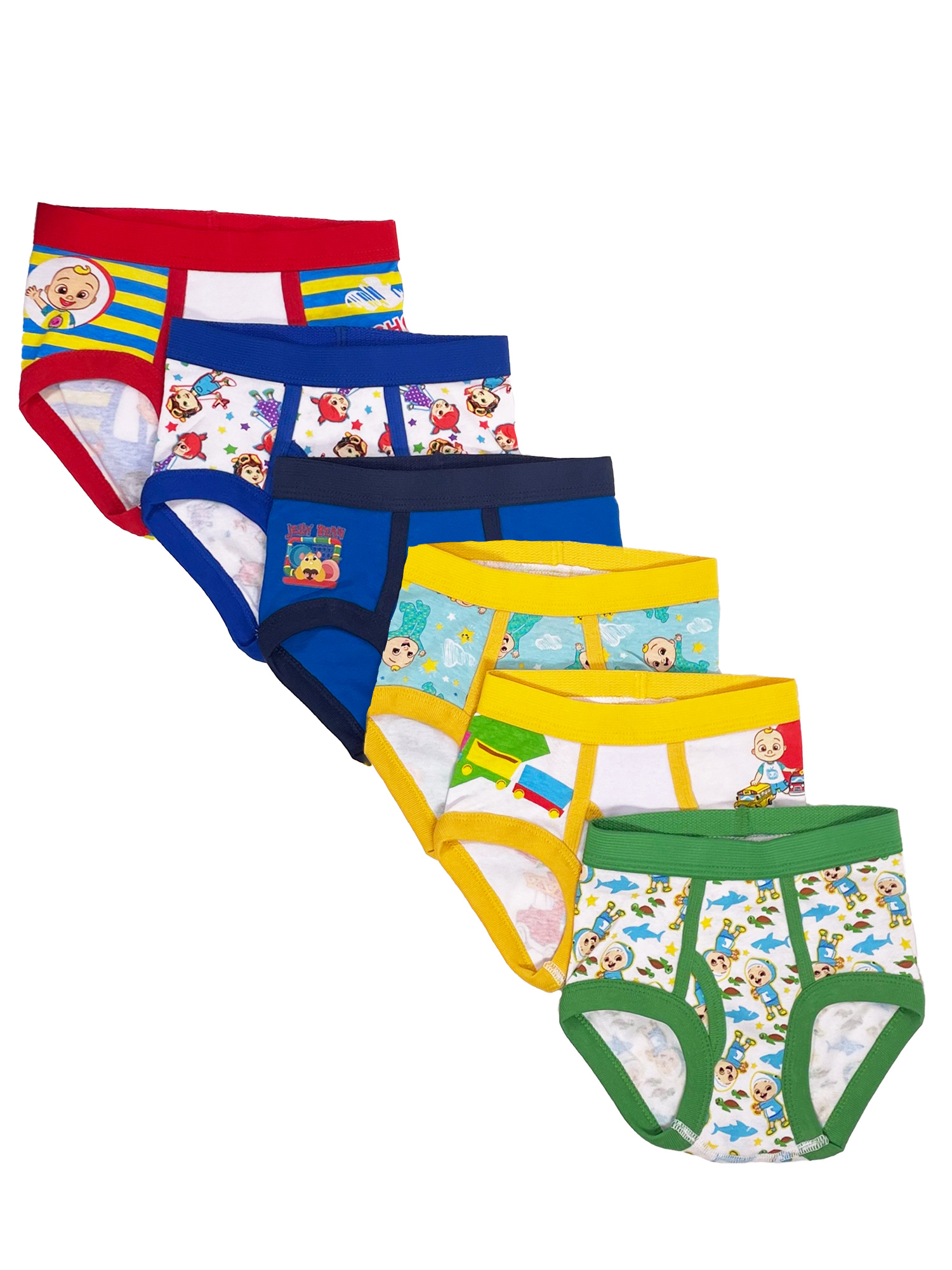 Cocomelon Toddler Boys Underwear, 6-Pack, Sizes 2T-4T - Walmart.com