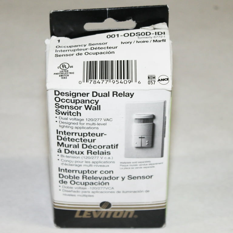 Leviton Dual Switch Occupancy Sensor