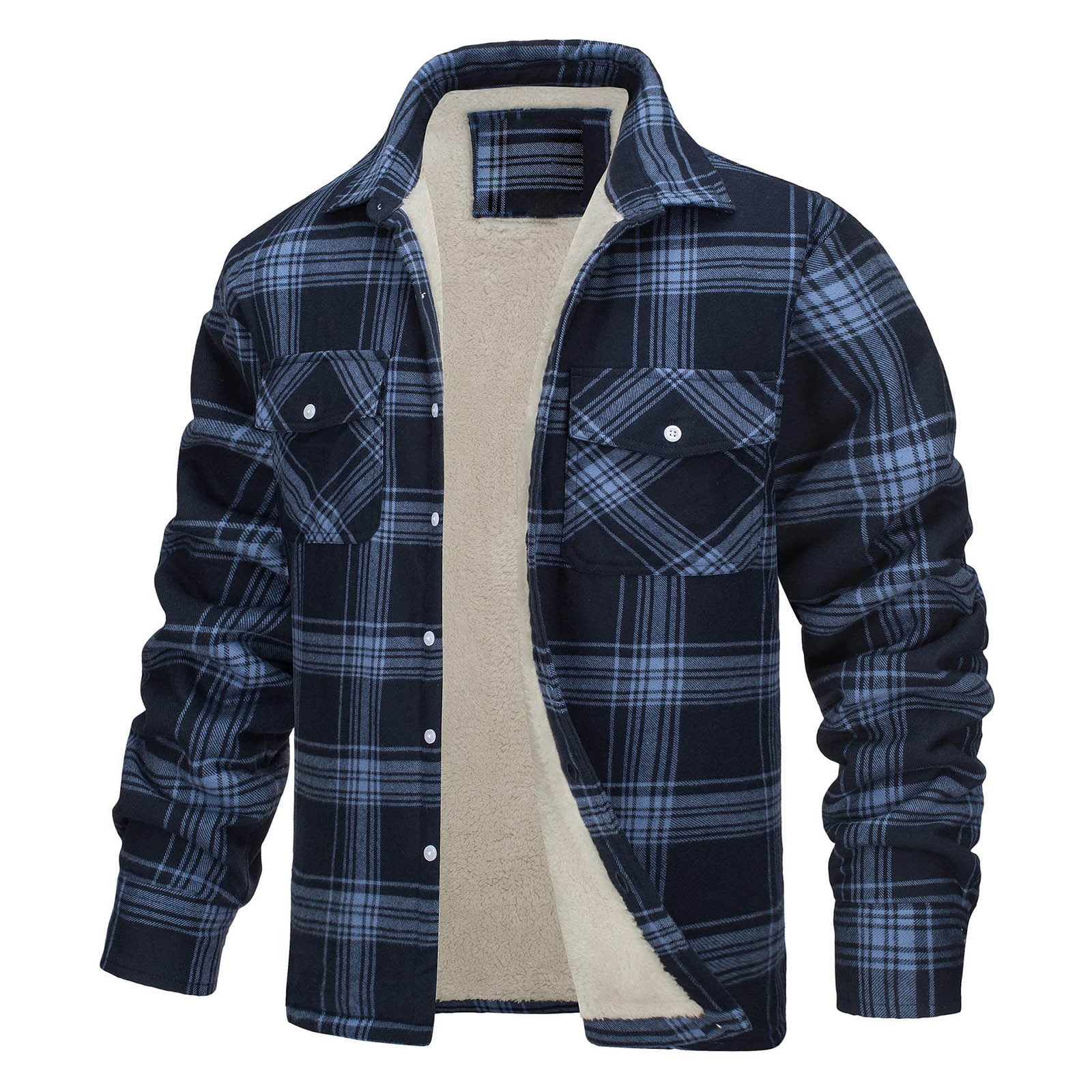 Click here for Lnwuy (S-5xl) Mens Big And Tall Jacket Fleece Line... prices