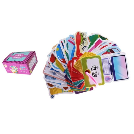 30Pcs Preschool Flash Cards Baby Sight & Word Flashcards Organizer ...