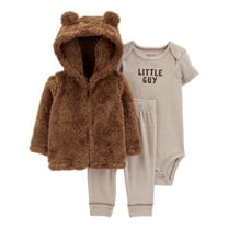 Carter's Child of Mine Baby Boy Cardigan Outfit Set, 3-Piece, Sizes 0/3-24 Months - Walmart.com