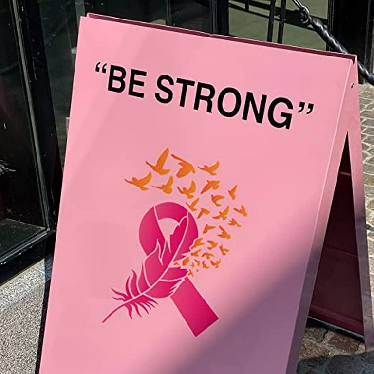 Awareness Ribbon Stencil