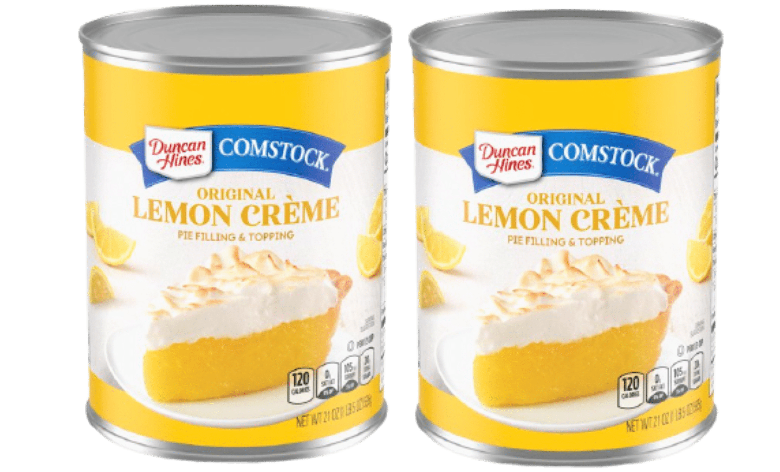 Duncan Hines Comstock Original Lemon Crème Pie Filling and Topping, 2 ...