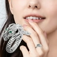 Lbaby Dragon Ring Vintage Punk Gothic Finger Rings Adjustable Opening ...