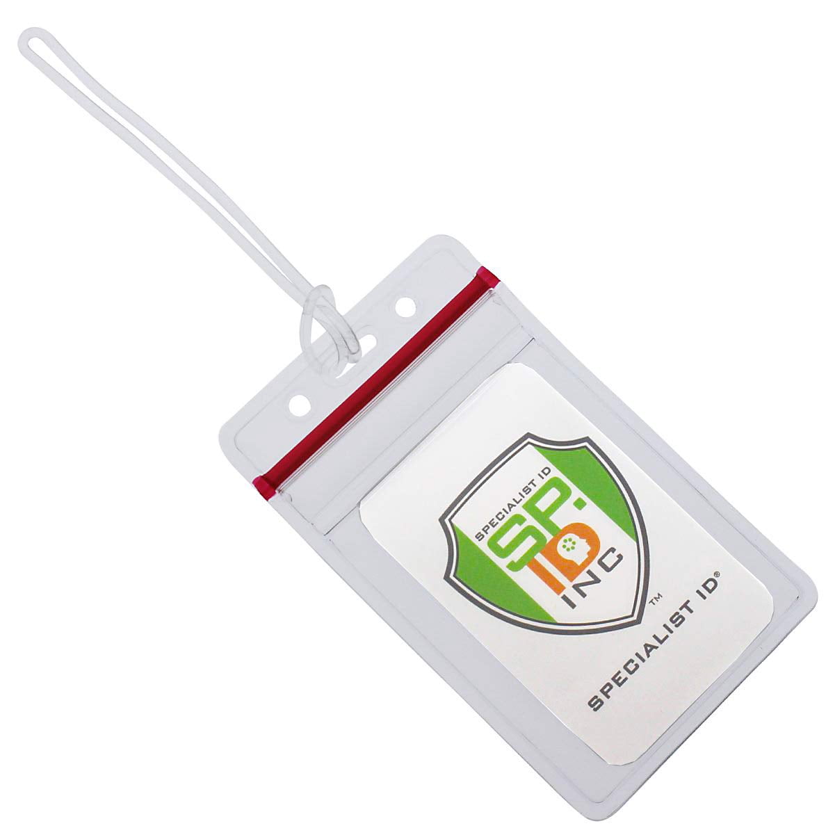 Specialist ID - 100 Pack - RESEALABLE Clear Plastic Luggage ...