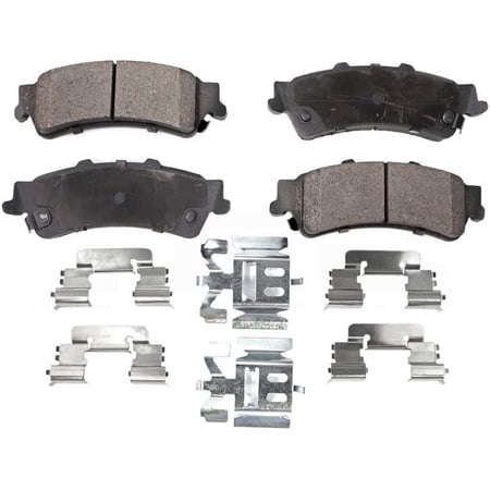 Rear Ceramic Disc Brake Pads -792 For Chevrolet Silverado 1500 GMC ...