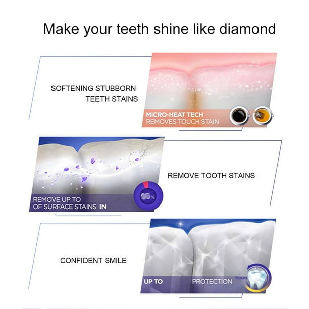 Stain Remover Toothpaste, 100g Herbal Mint Toothpaste Whitening Coffee ...