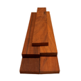 Pack of 5, Exotic Wood Cut Offs African Padauk - 1/2" x 2" x 12", DIY ...