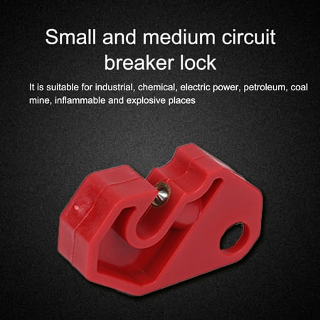 20 Pieces Breaker Locks Material Professional Circuit lock is made Lock ...