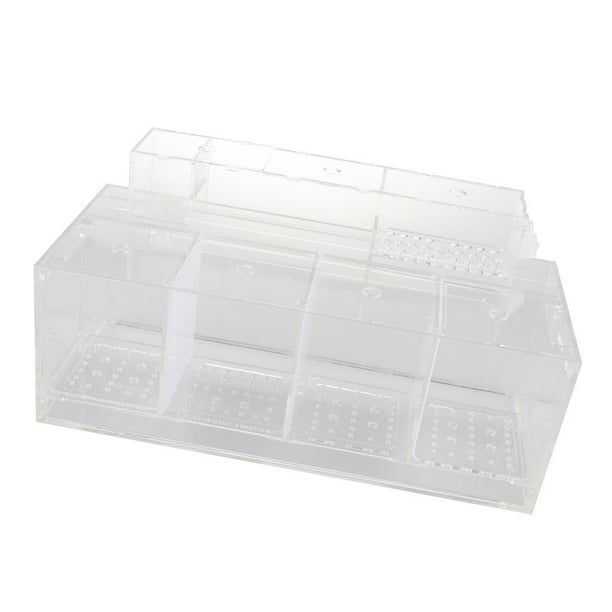 Aquarium Breeding Boxes Guppies Hatching Incubator Box 4 Grid - Walmart.ca
