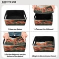 2 Pcs Foldable Felt Storage Bins Decorative Fabric Organizer Baskets ...