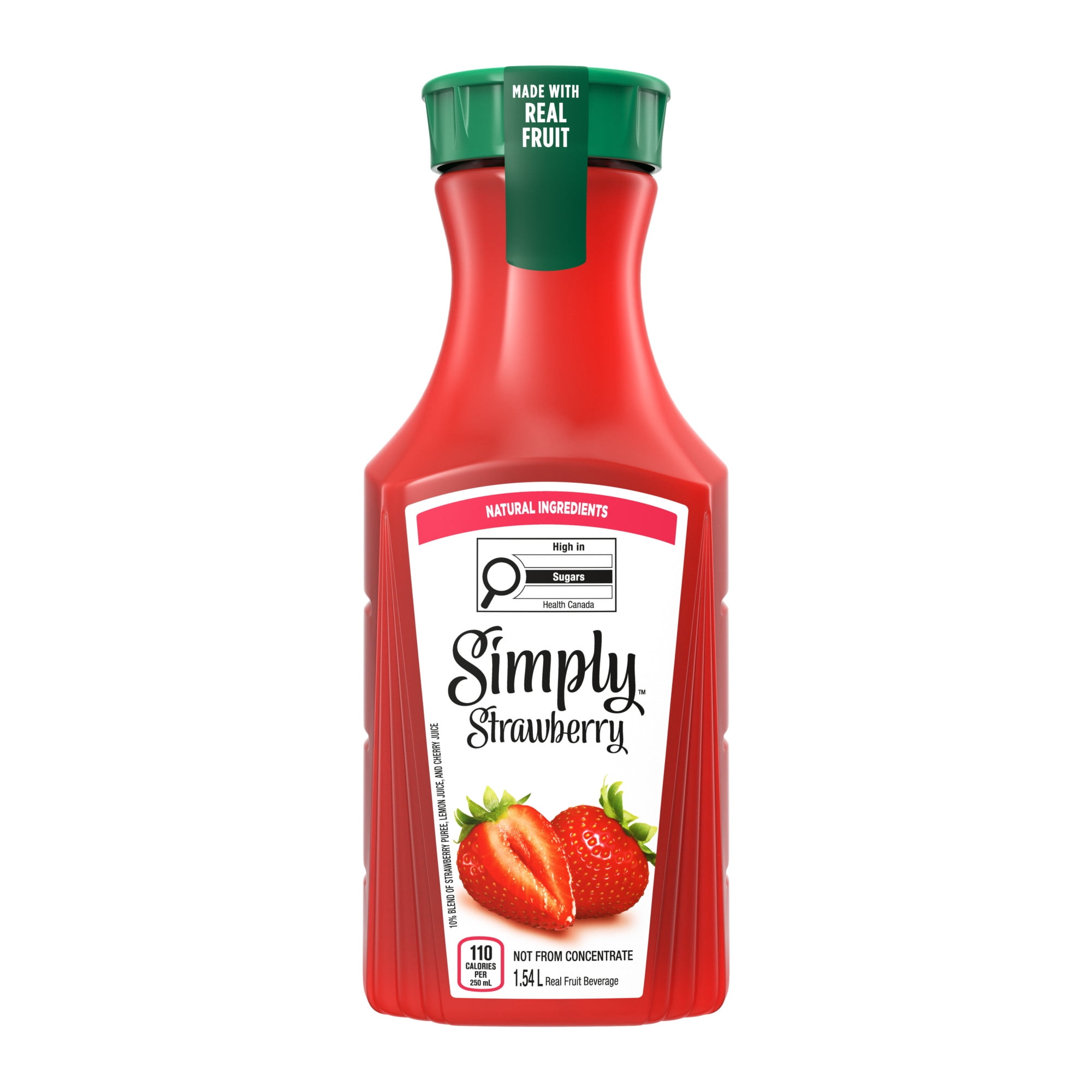 Simply Strawberry Bottle, 1.54 Liters, Simply Strawberry Bottle, 1.54 ...