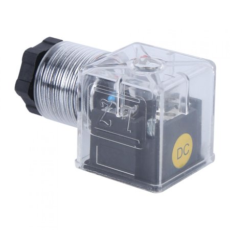 Sonew Solenoid Coil Plug,Solenoid Valve,5Pcs Solenoid Coil Plug Hydraulic Valve Transparent ...