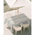 54x80 Inch Outdoor Tablecloth with Umbrella Hole Zipper Rectangle Blue ...